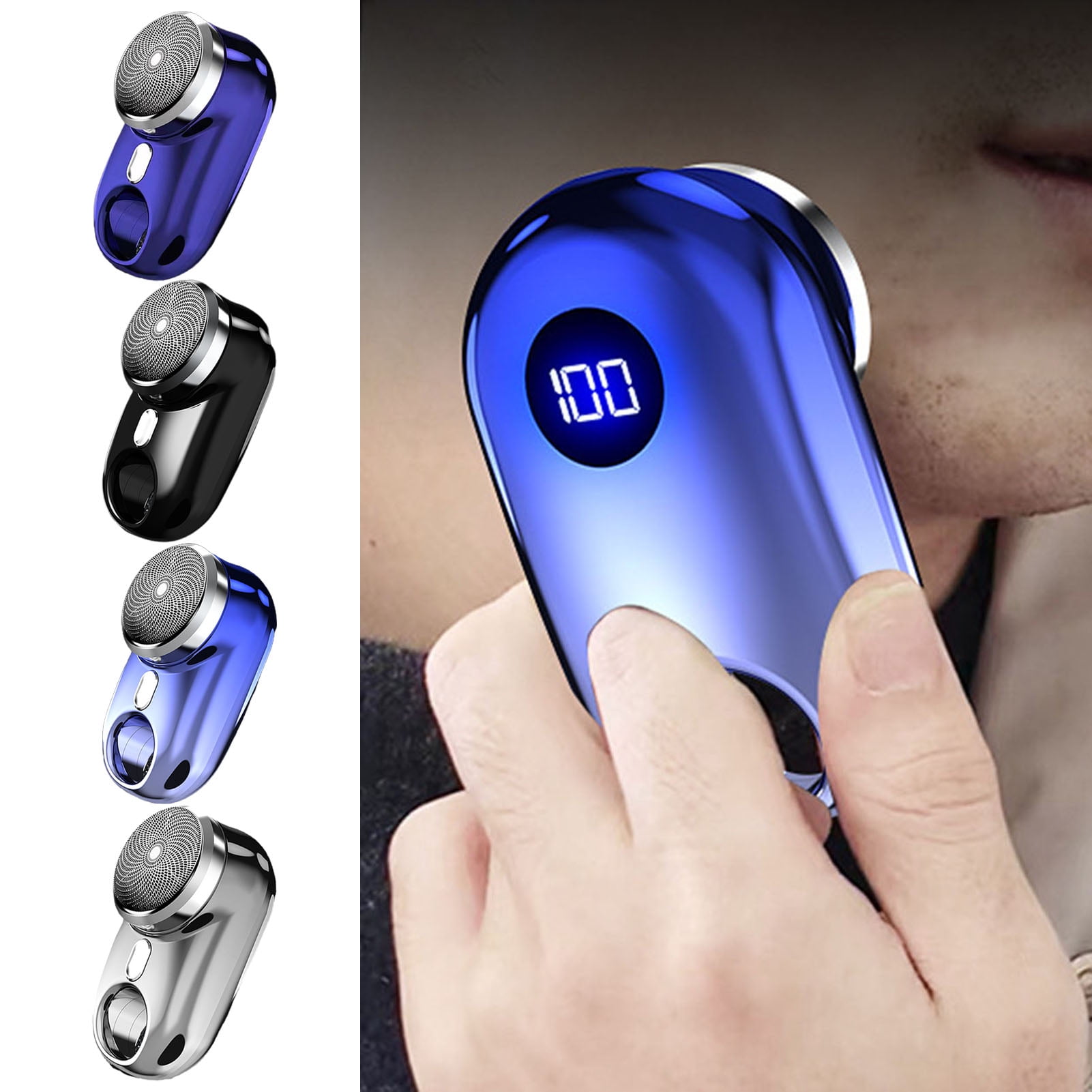 Eisoary 1 Set Electric Shaver Washable Low Noise Rechargeable Power ...