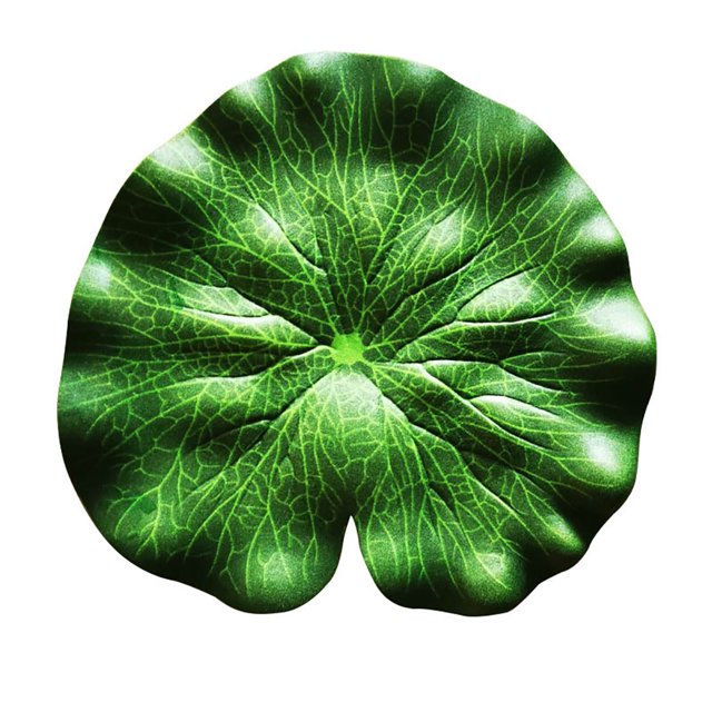 Eisoary 1Pc Artificial Floating Lotus Leaf Fake Foliage Plant Garden ...