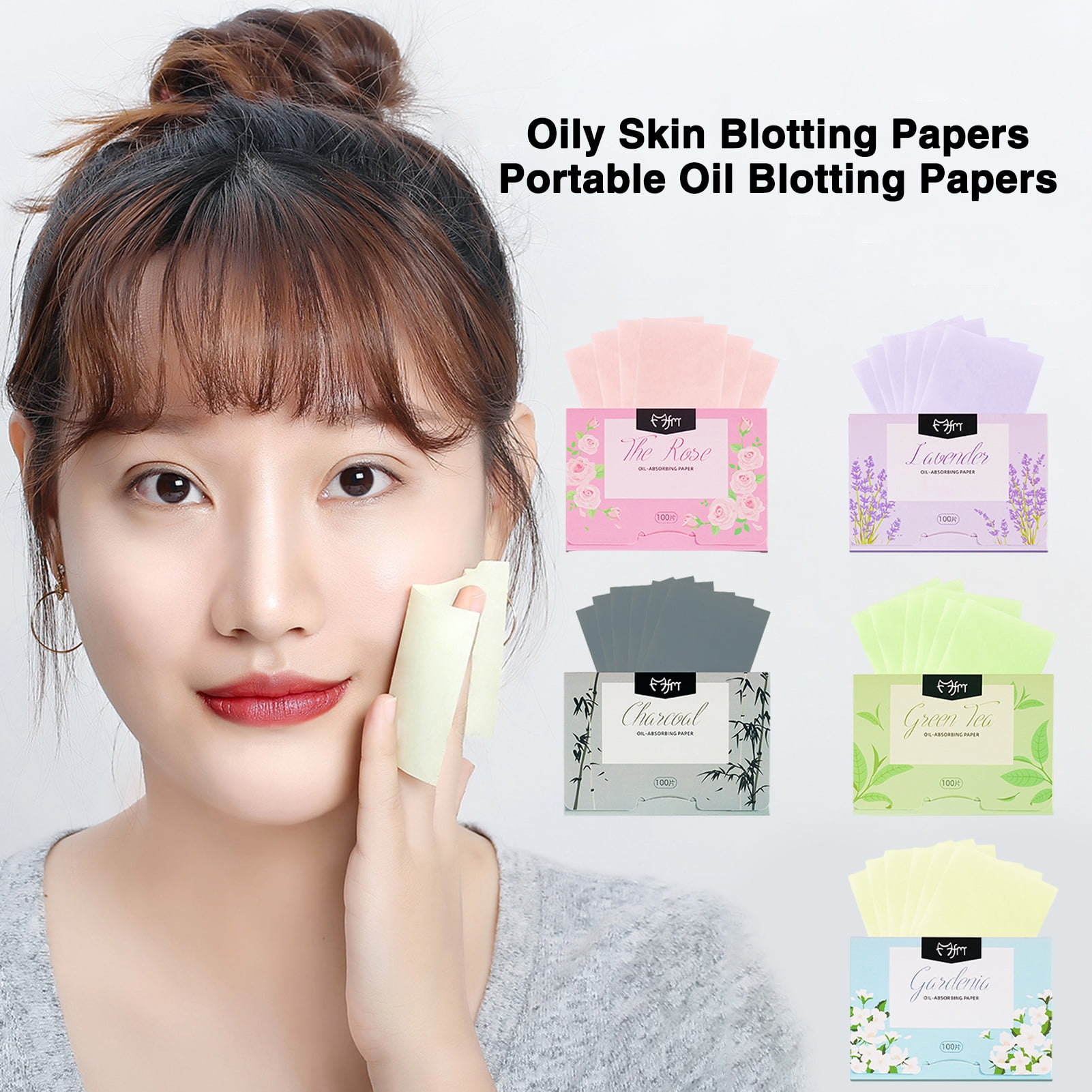 Eisoary 2 Boxes Oil-absorbing Paper Face Blotting Sheets Oily Skin Face ...