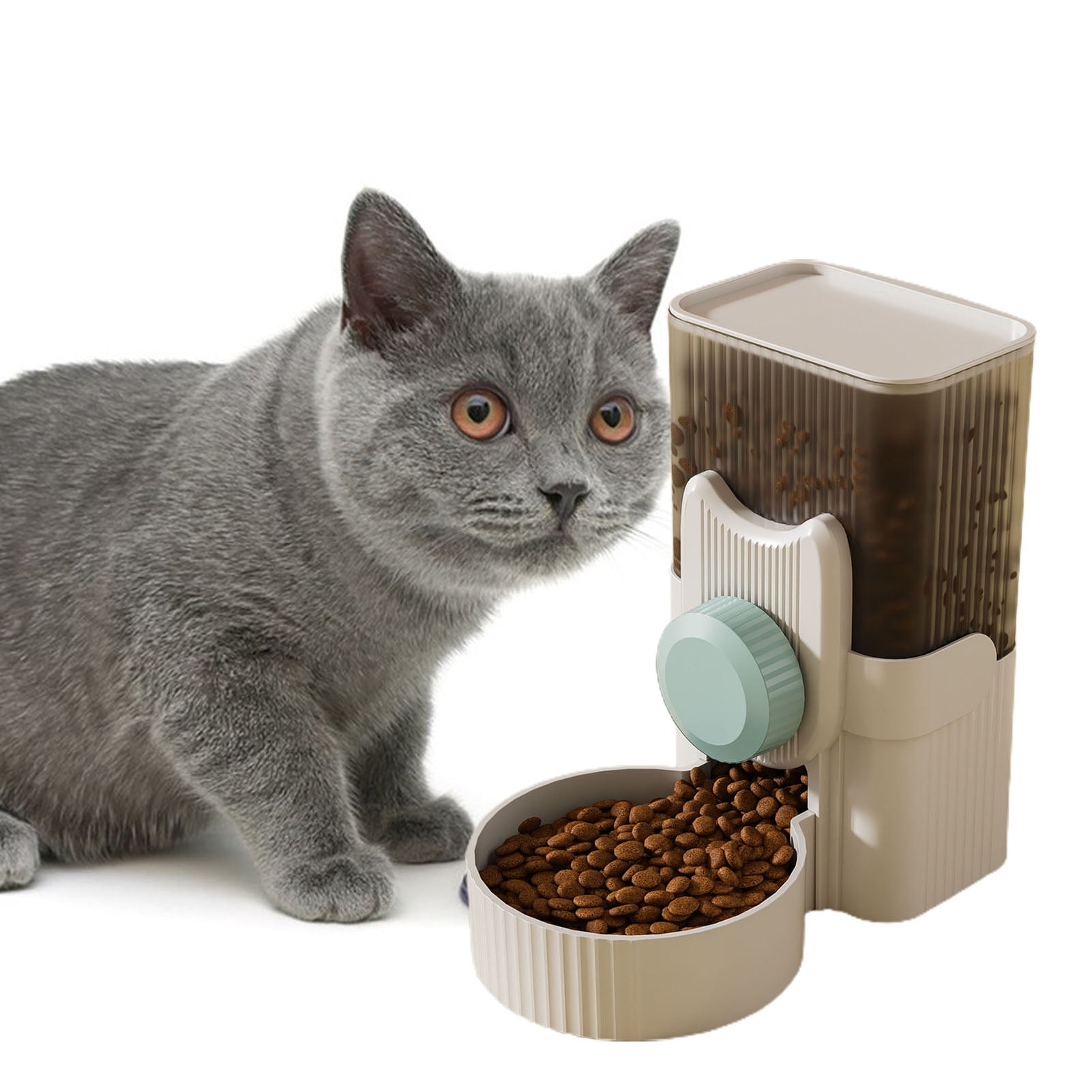 Eisoary Dog Cat Food Dispenser Pet Feederautomatic Pet Food/Water ...