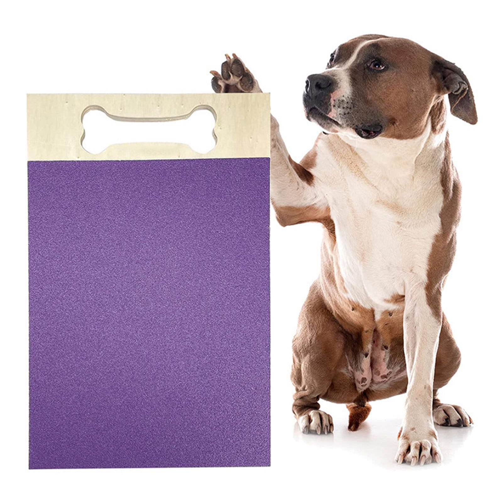 Eisoary Dog Nail File Toy Scratch Board Wooden Square Easy Training ...