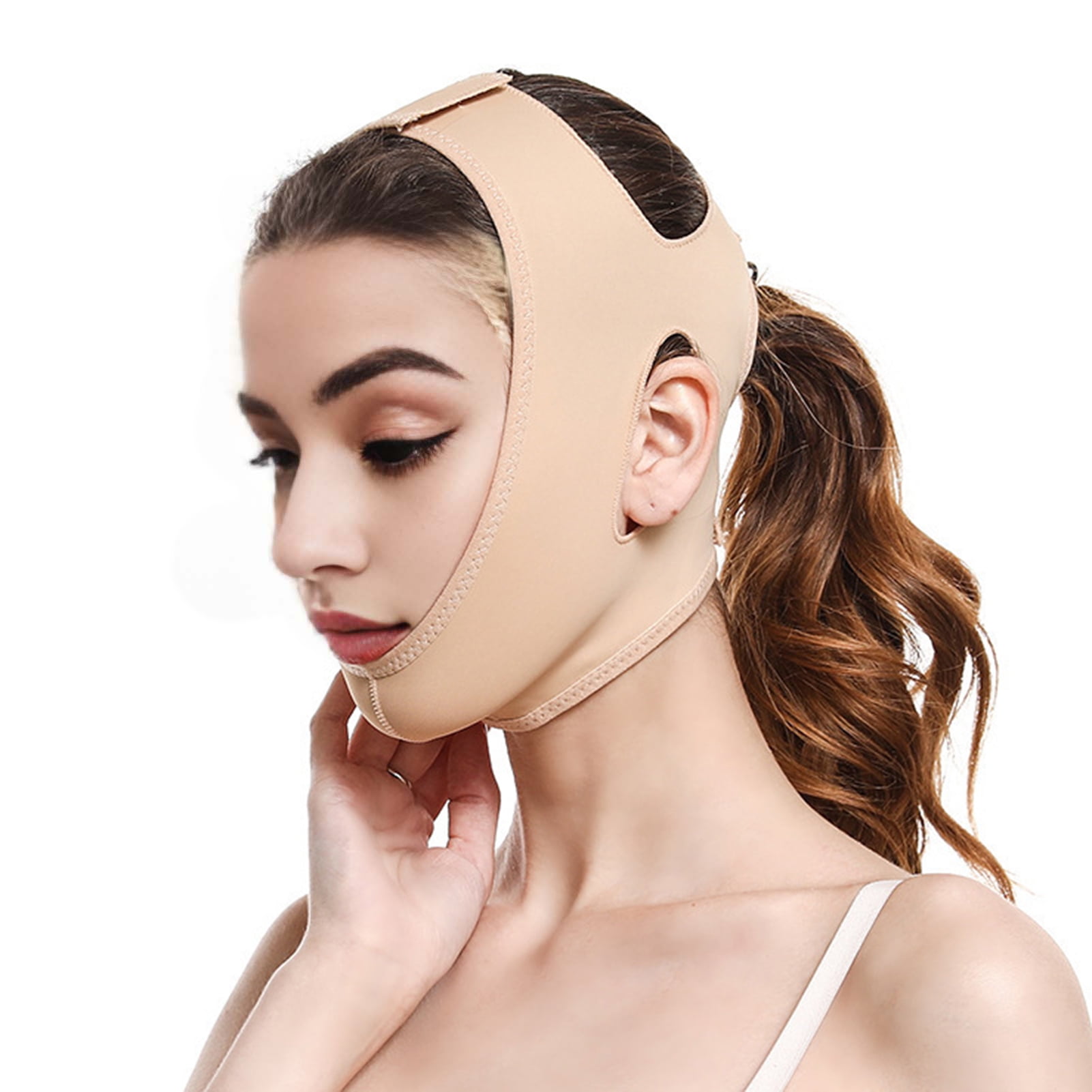 Eisoary Face Lifting Strap V Line Shaper Double Chin Eliminator Facial ...