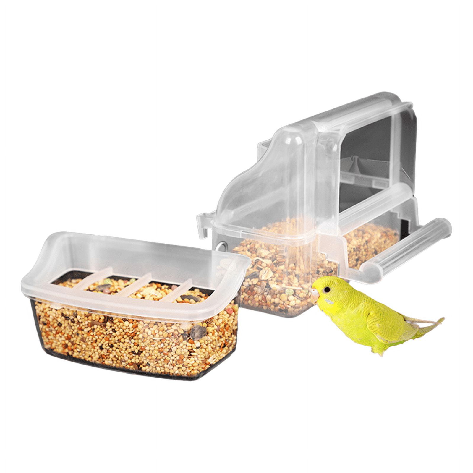 Eisoary Hanging Bird Feeder Bird Water Dispenser Parrot Feeder Drinker ...