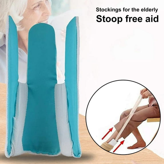 Eisoary Sock Aid Device for Seniors Terry Cloth Sock Helper Aide Tool ...
