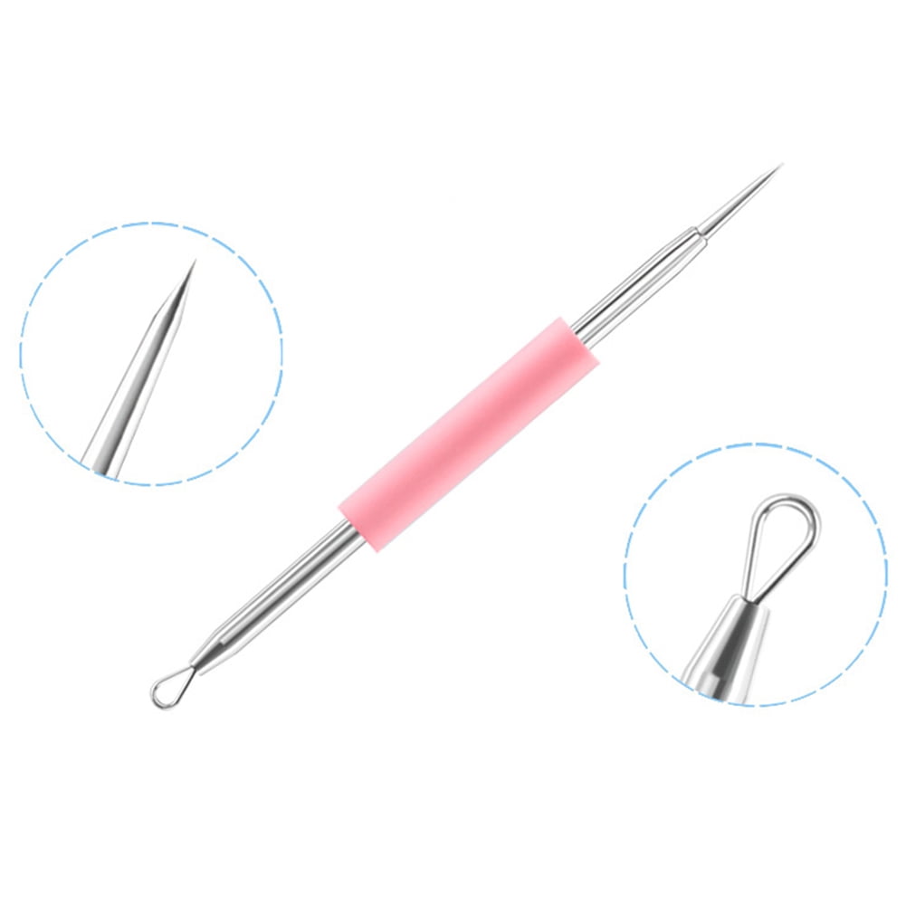 Eisoary Stainless Steel Acne Comedo Pimple Extractor Remover Needle ...