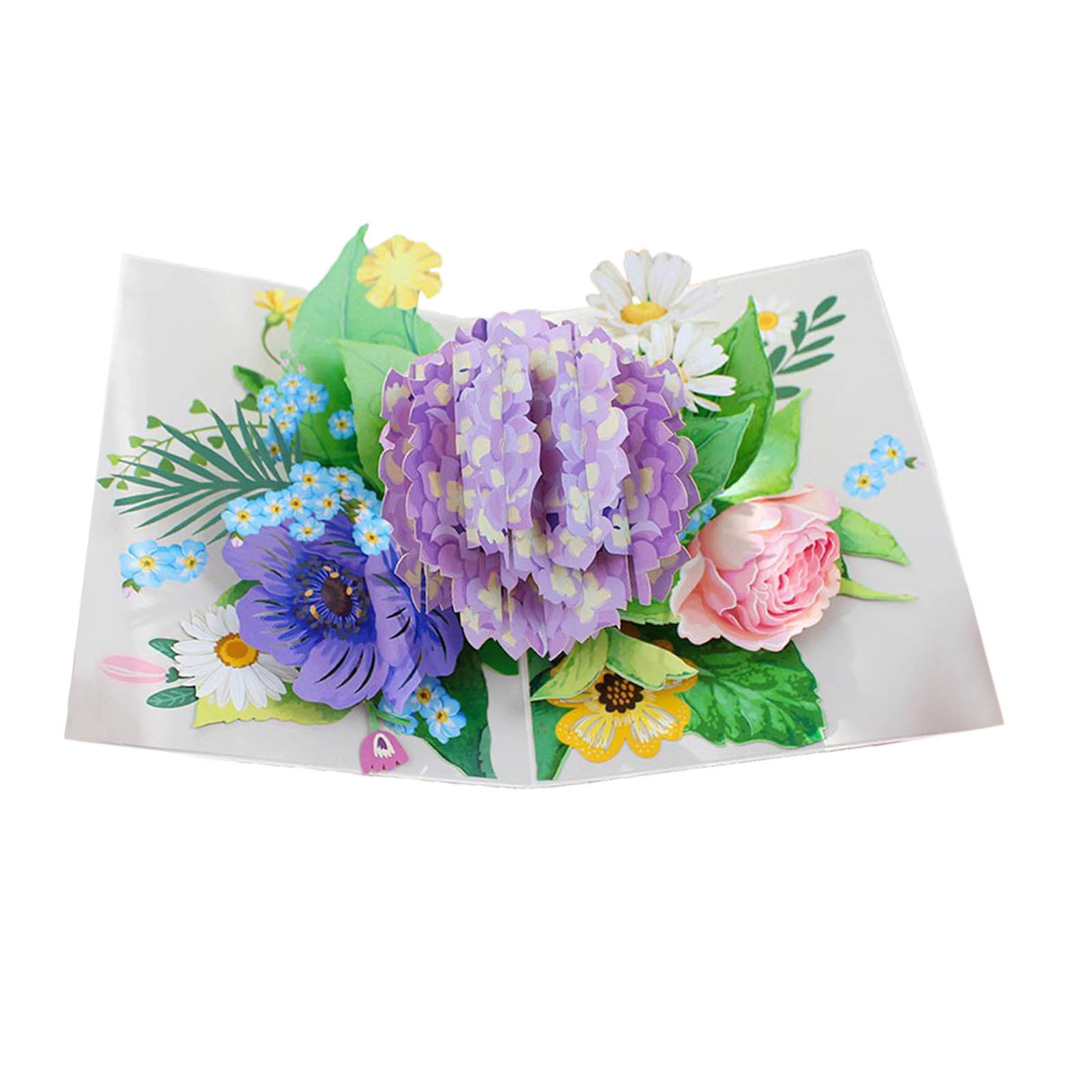 Ejecting The Bouquet Up Flower Bouquet Greeting Card Mother's Day Gift ...