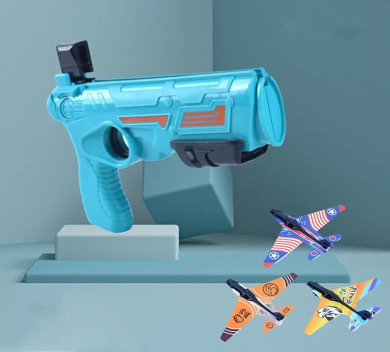Ejection Aircraft Shooting Game Outdoor Parent-child Sports Toy Boy ...