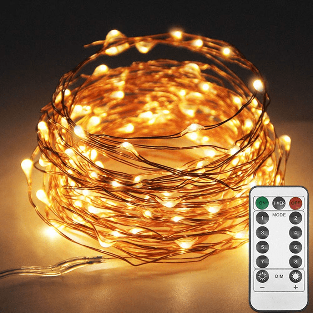 Ejiaya 66 ft 200 LED USB Fairy Lights Plug in, Twinkle String Lights ...