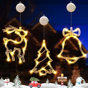Battery Operated Christmas Window Decorations