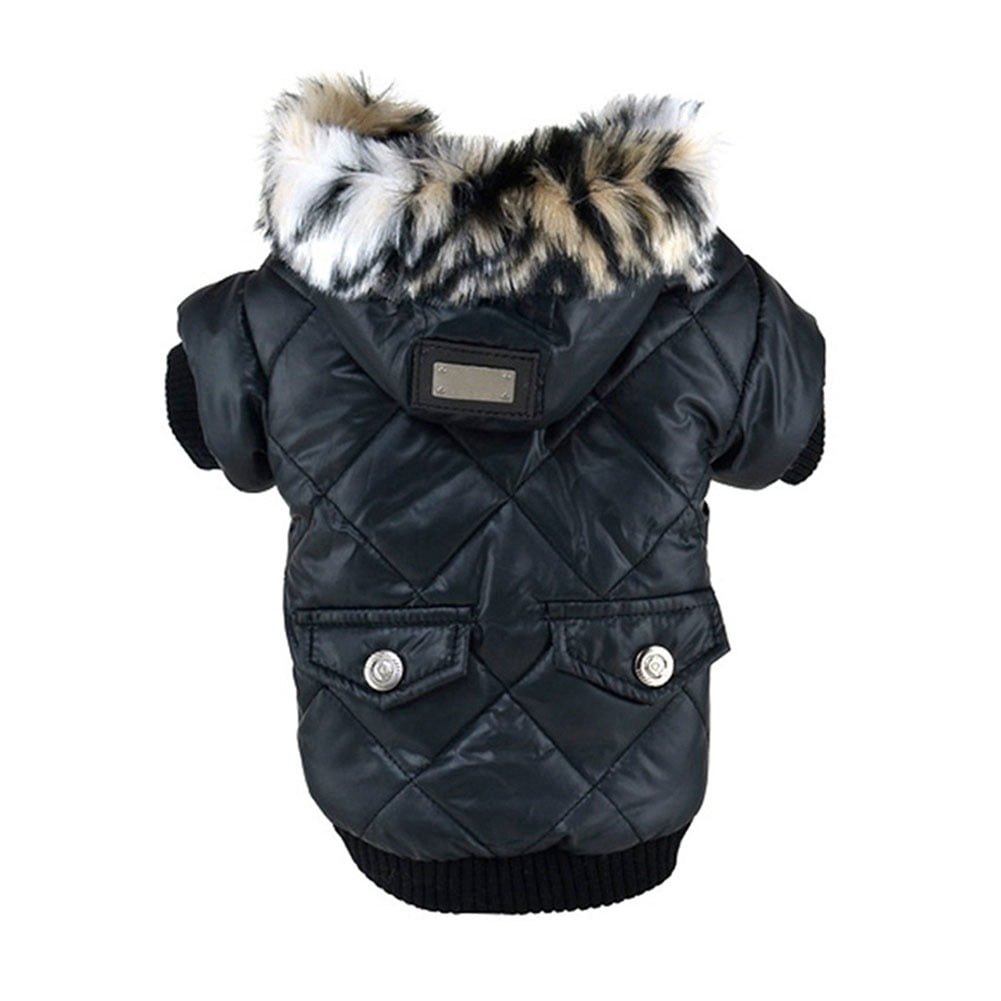 Ejiaya Pet Small Dog Waterproof Warm Coat Cat Puppy Hoodie Thick Jacket ...