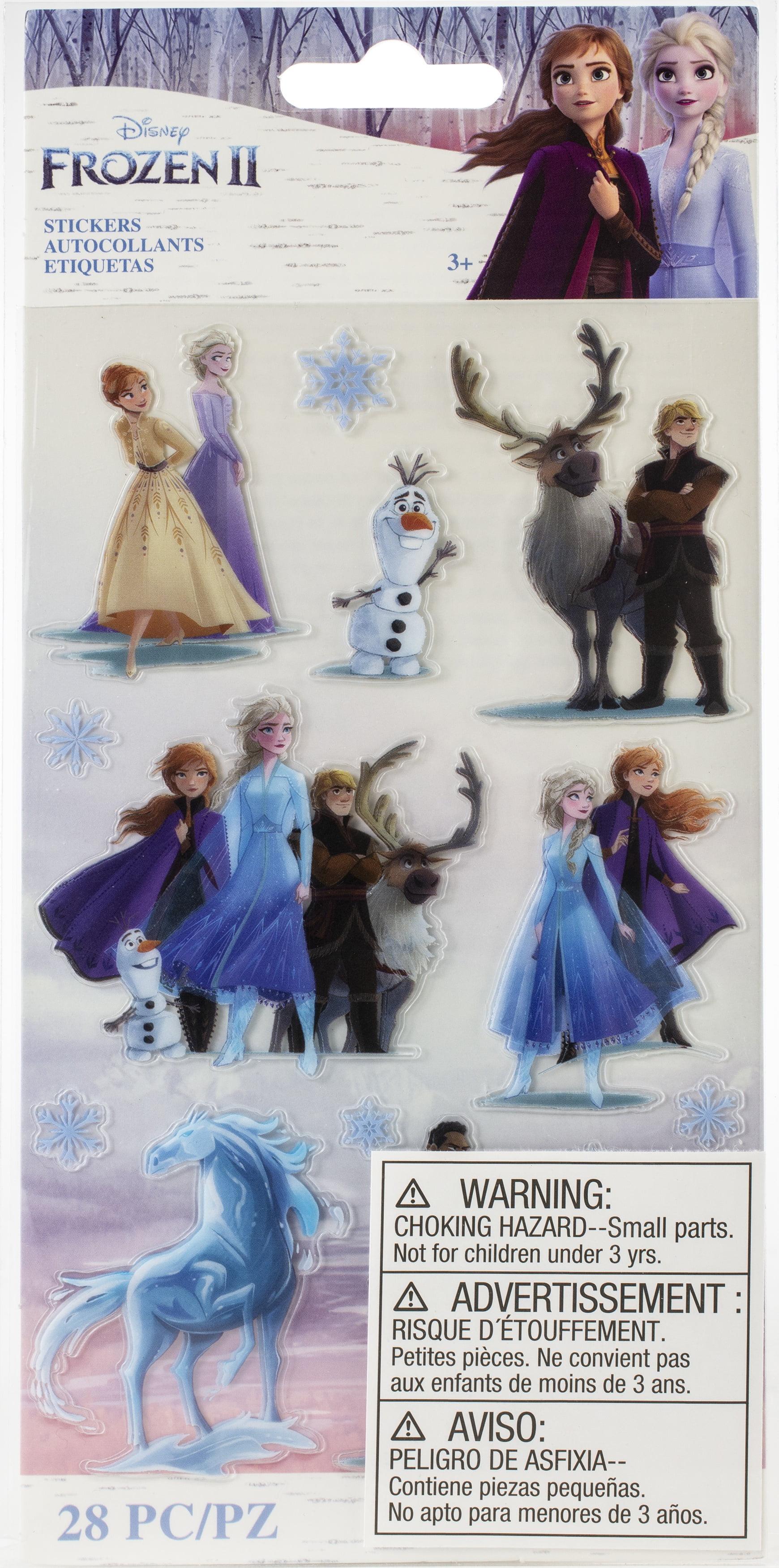 Ek Disney Frozen II Stickers 2/Sheets - Characters - Walmart.com
