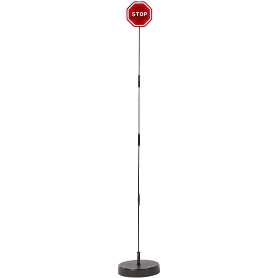Ekarro Flashing LED Garage Stop Sign, Adjustable Height Parking ...