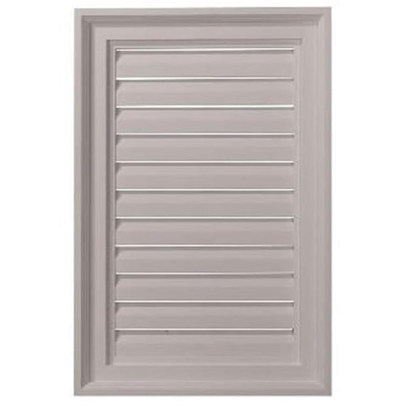 Eken A Millwork 16 in. W x 24 in. Architectural Vertical Gable Vent ...