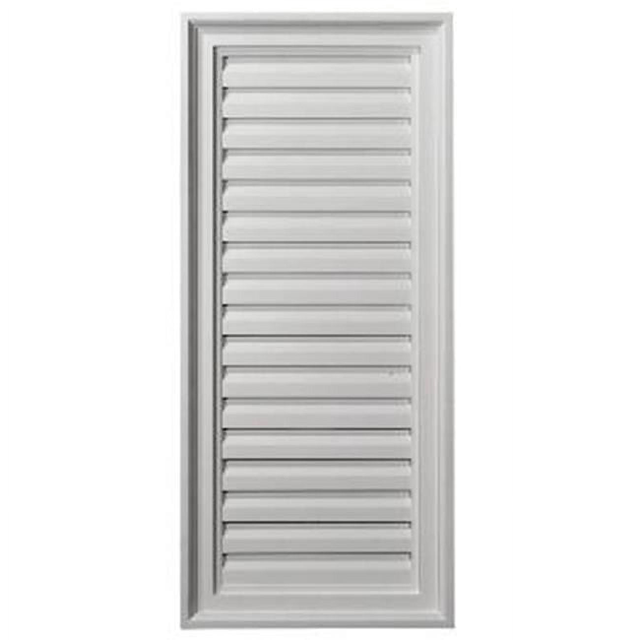 Eken A Millwork 16 in. W x 36 in. Architectural Vertical Gable Vent ...