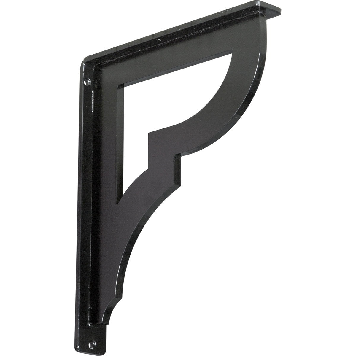 Ekena Millwork 1 1/2"W x 10"D x 12"H Bradford Wrought Iron Bracket ...