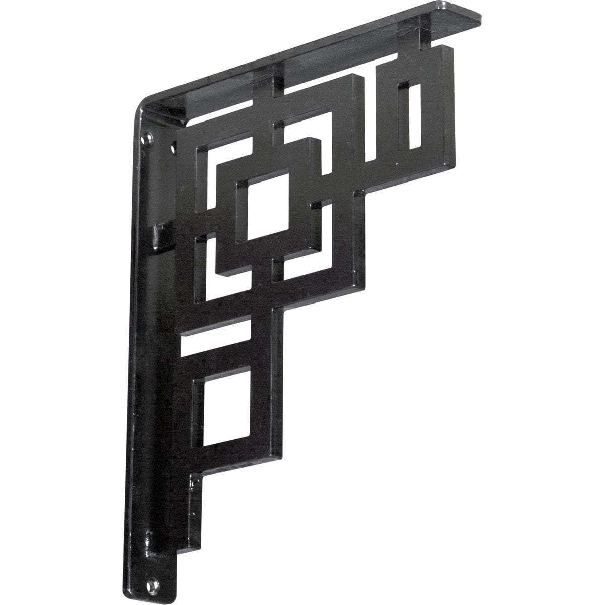 Ekena Millwork 1 1/2"W x 10"D x 12"H Eris Wrought Iron Bracket, (Single ...