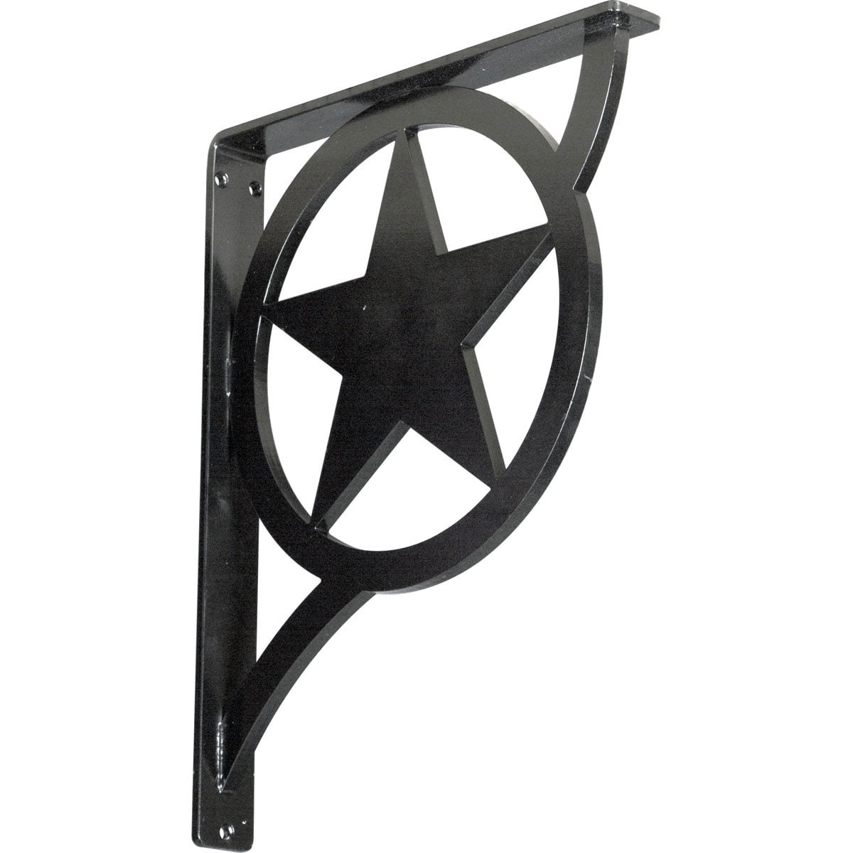 Ekena Millwork 1 1/2"W x 12"D x 15"H Austin Wrought Iron Bracket ...