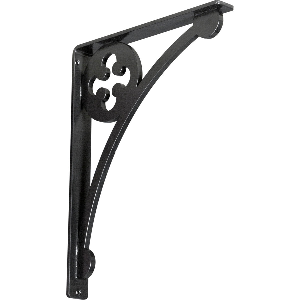 Ekena Millwork 1 1/2"W x 12"D x 15"H Crawley Wrought Iron Bracket ...