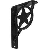 Ekena Millwork 1 1/2"W x 12"D x 15"H Edwards Wrought Iron Bracket ...