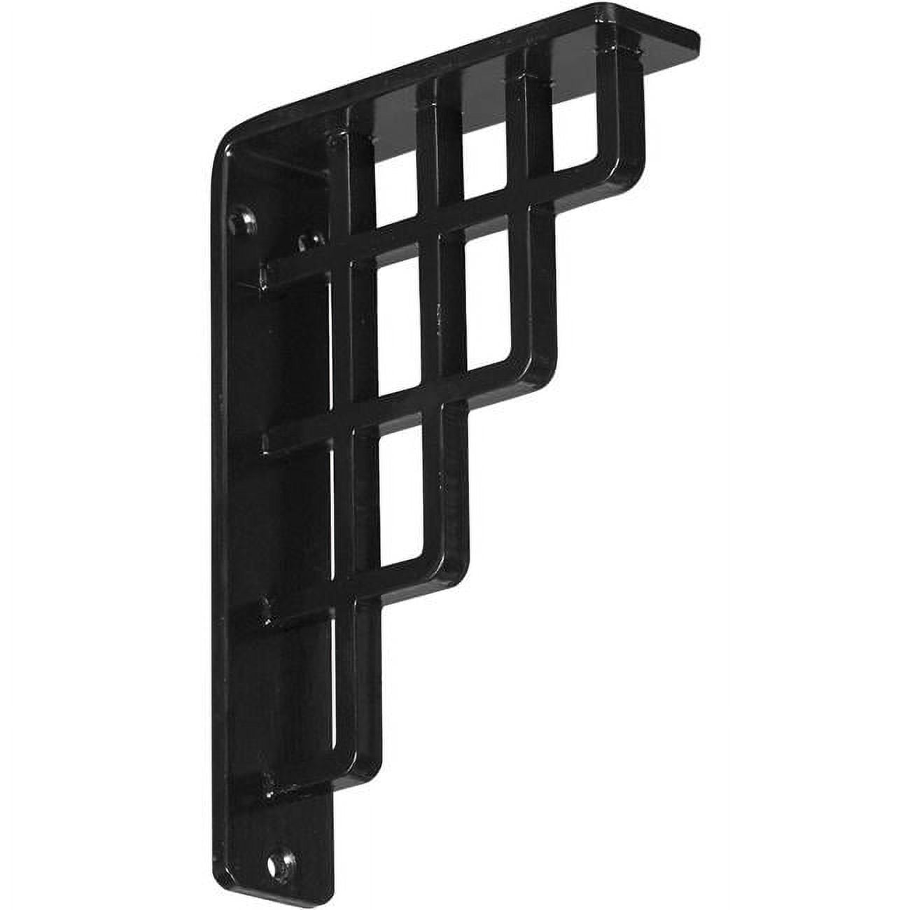 Ekena Millwork 1 1/2"W x 5 1/2"D x 8"H Diane Wrought Iron Bracket ...