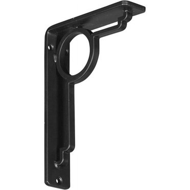 Ekena Millwork 1 1/2"W x 12"D x 15"H Edwards Wrought Iron Bracket ...