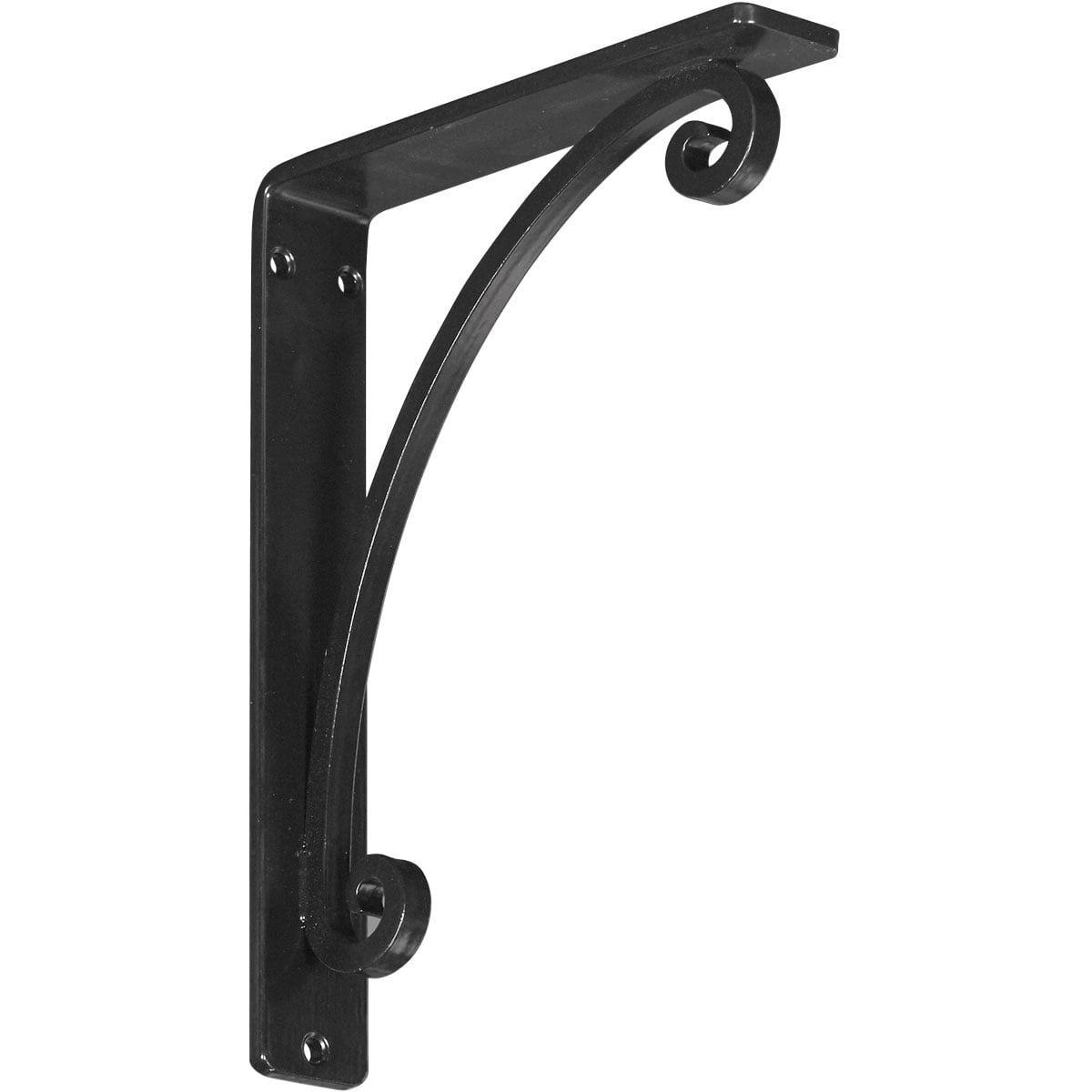 Ekena Millwork 1 1/2"W x 7 1/2"D x 10"H Legacy Wrought Iron Bracket ...
