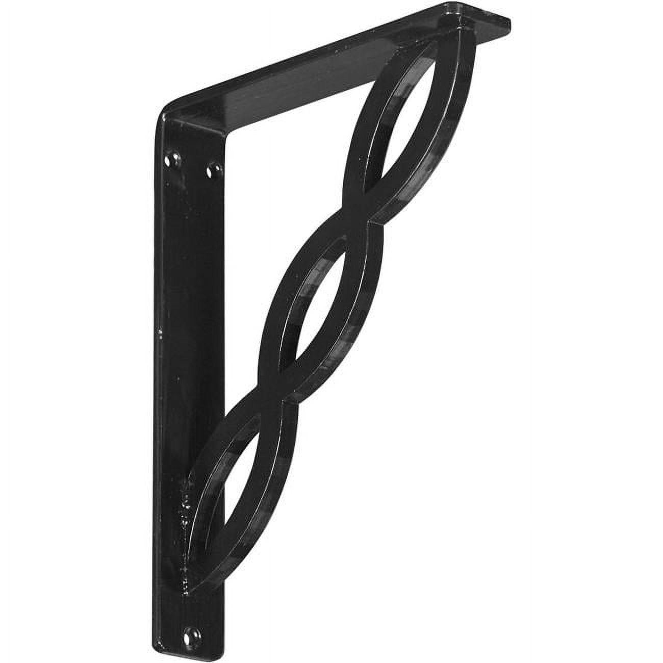 Ekena Millwork 1 1/2"W x 7 1/2"D x 10"H Loera Wrought Iron Bracket ...