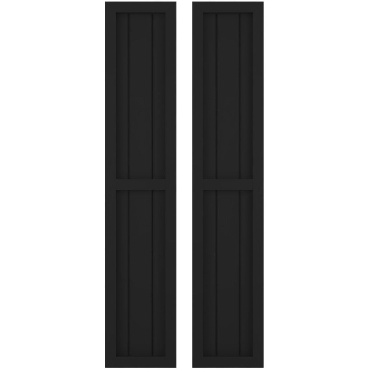 Ekena Millwork 10 1/2"W x 74"H Americraft Three Board Exterior Real ...