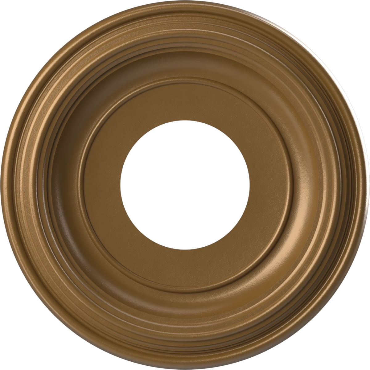 Ekena Millwork 10"OD x 3 1/2"ID x 1 1/8"P Traditional Thermoformed PVC ...
