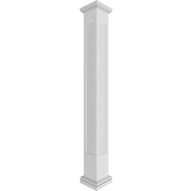 Ekena Millwork 10"W x 8'H Craftsman Classic Square Non-Tapered ...