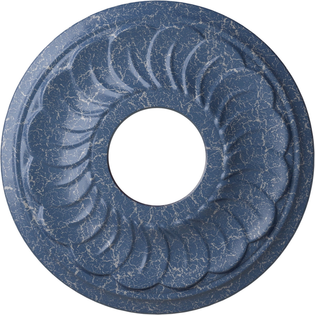 Ekena Millwork 11 3/4"OD x 3 5/8"ID x 1"P Blackthorn Ceiling Medallion ...