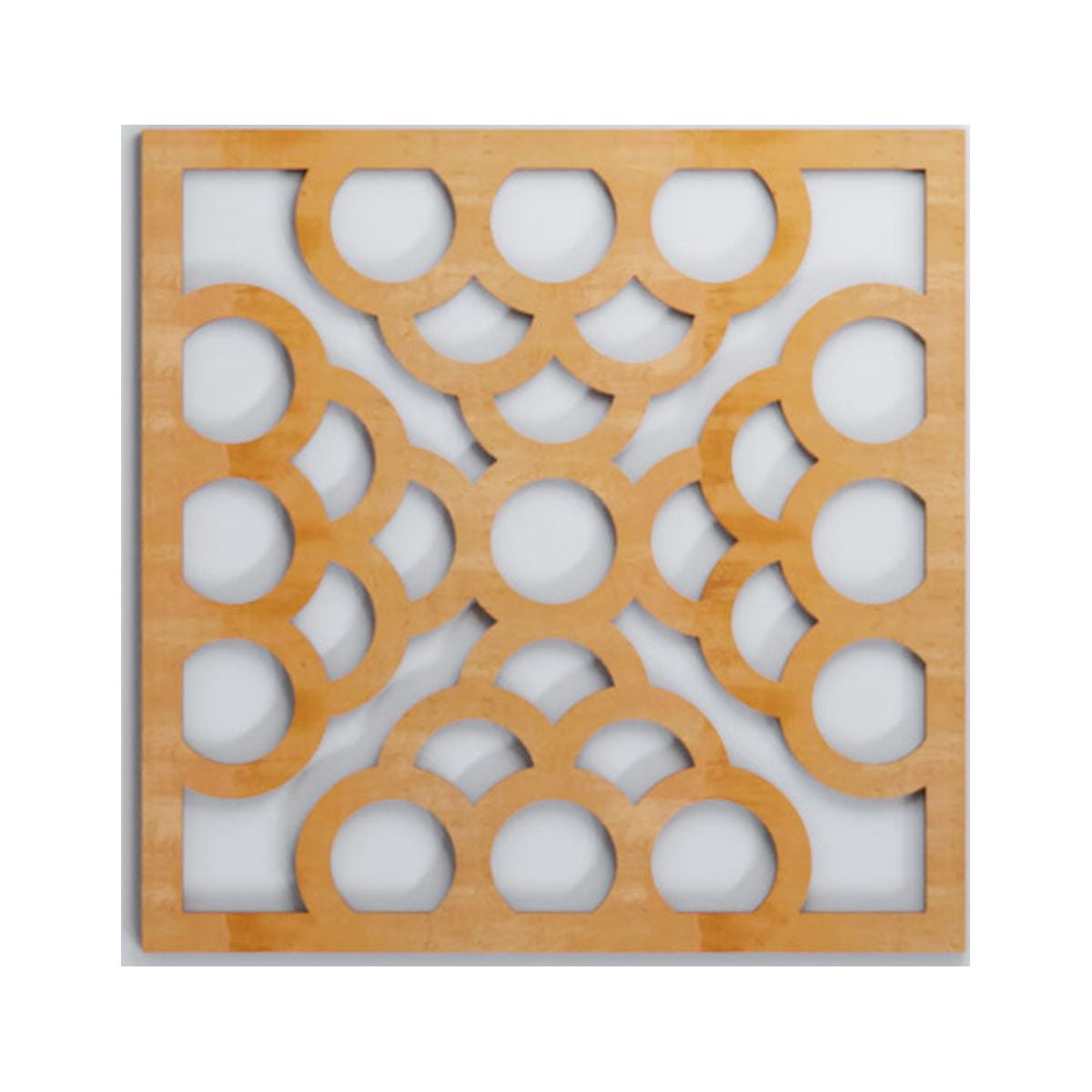 Ekena Millwork 11 3/8"W x 11 3/8"H x 1/4"T Small Harlingen Decorative ...