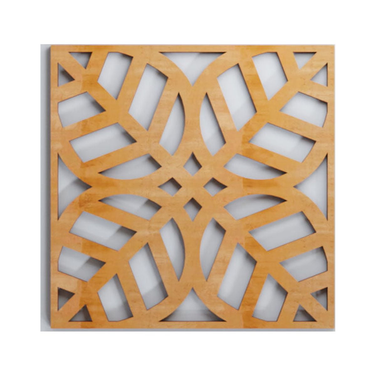Ekena Millwork 11 3/8"W x 11 3/8"H x 3/8"T Small Garland Decorative ...