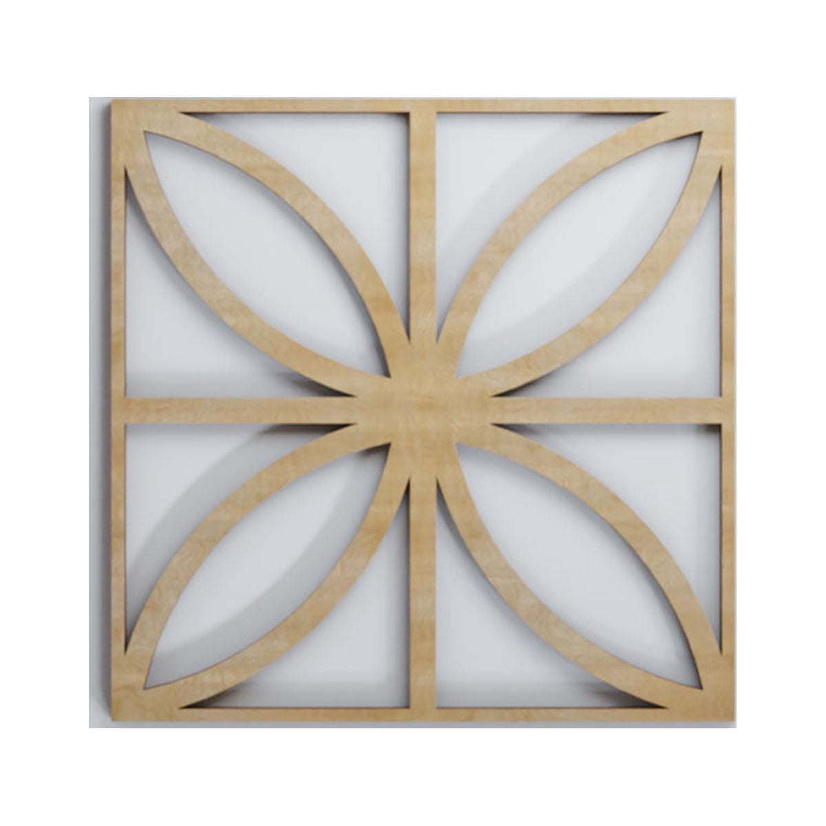 Ekena Millwork 11 3/8"W x 11 3/8"H x 3/8"T Small Swansea Decorative ...