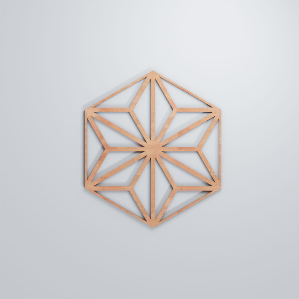 Ekena Millwork 11 3/8"W x 13 1/8"H x 1/4"T Small Hampton Decorative ...