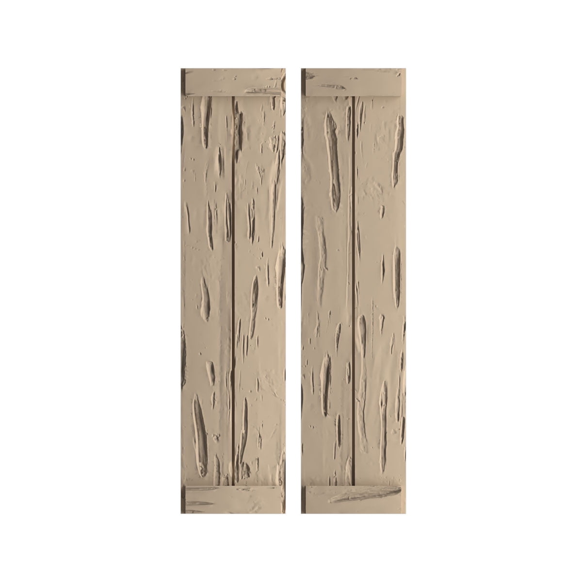 Ekena Millwork 11"W x 70"H Rustic Two Board Joined Board-n-Batten Pecky ...