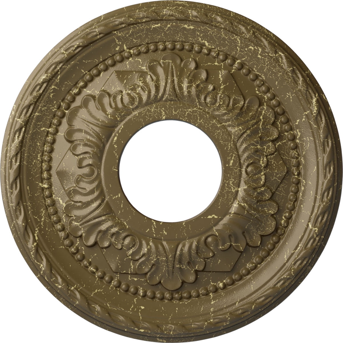 Ekena Millwork 12 1/8"OD x 3 1/2"ID x 1"P Palmetto Ceiling Medallion ...