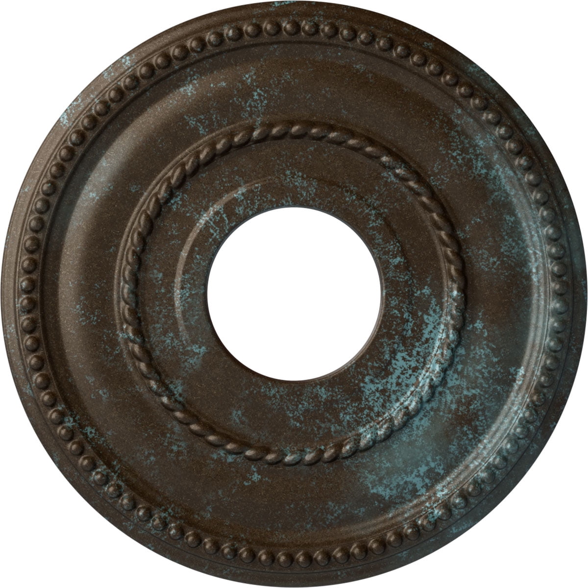 Ekena Millwork 12 1/8"OD x 3 5/8"ID x 3/4"P Valeriano Ceiling Medallion ...