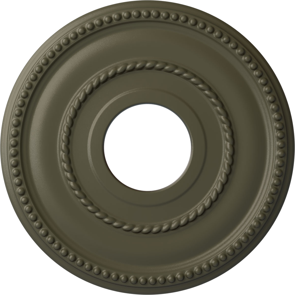 Ekena Millwork 12 1/8"OD x 3 5/8"ID x 3/4"P Valeriano Ceiling Medallion ...