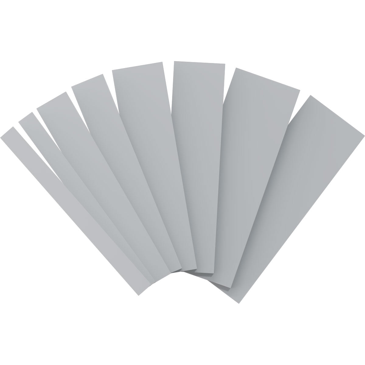Ekena Millwork 12"L x 1"T Adjustable PVC Slat Wall Panel Sample Kit ...