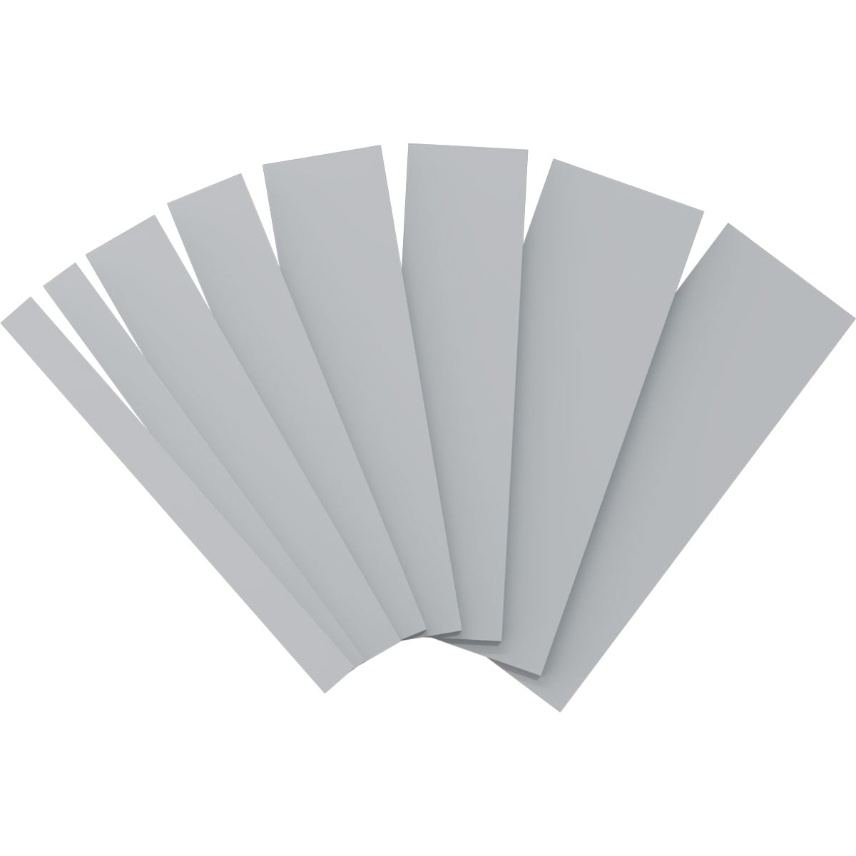 Ekena Millwork 12"L x 5/8"T Adjustable PVC Slat Wall Panel Sample Kit ...
