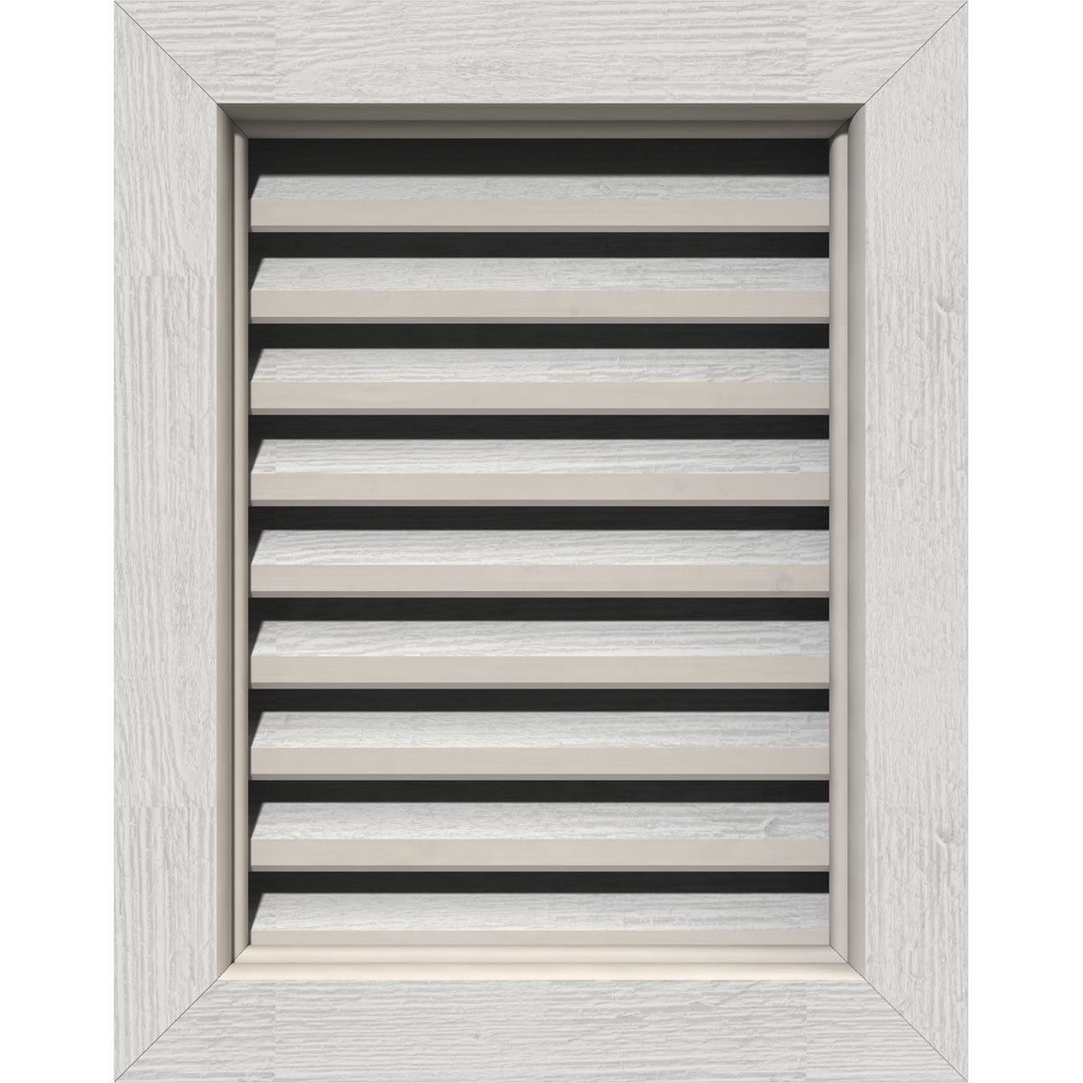 Ekena Millwork 12"W x 22"H Rectangle Gable Vent (17"W x 27"H Frame Size ...