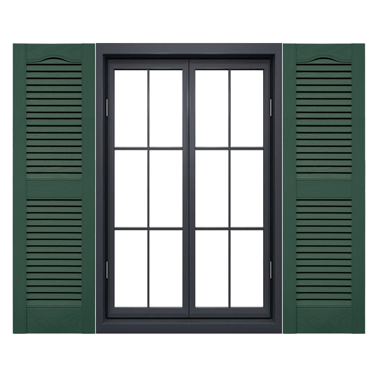 Ekena Millwork 12"W x 55"H Mid-America Vinyl, Standard Size Cathedral ...