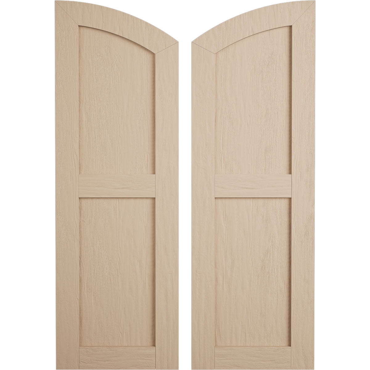 Ekena Millwork 12"W x 72"H (68" Low Side) Timberthane Rough Sawn Two ...