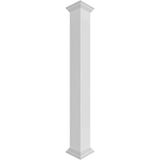 Ekena Millwork 12"W x 8'H Craftsman Classic Square Non-Tapered, Fluted ...