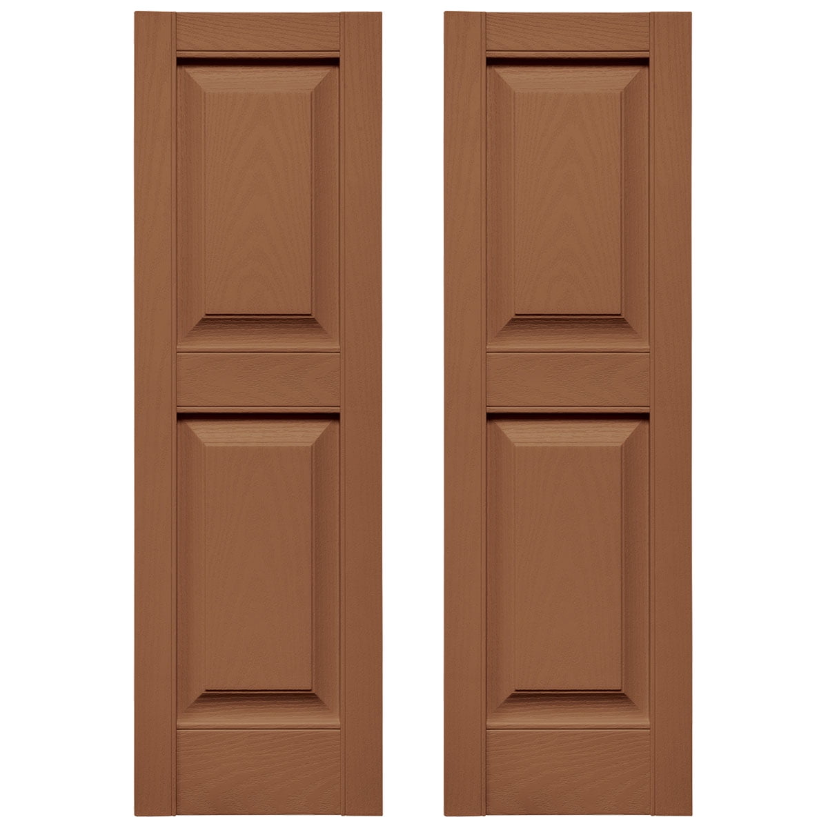 Ekena Millwork 12 in. W x 51 in. H Builders Edge, Standard Two Equal ...