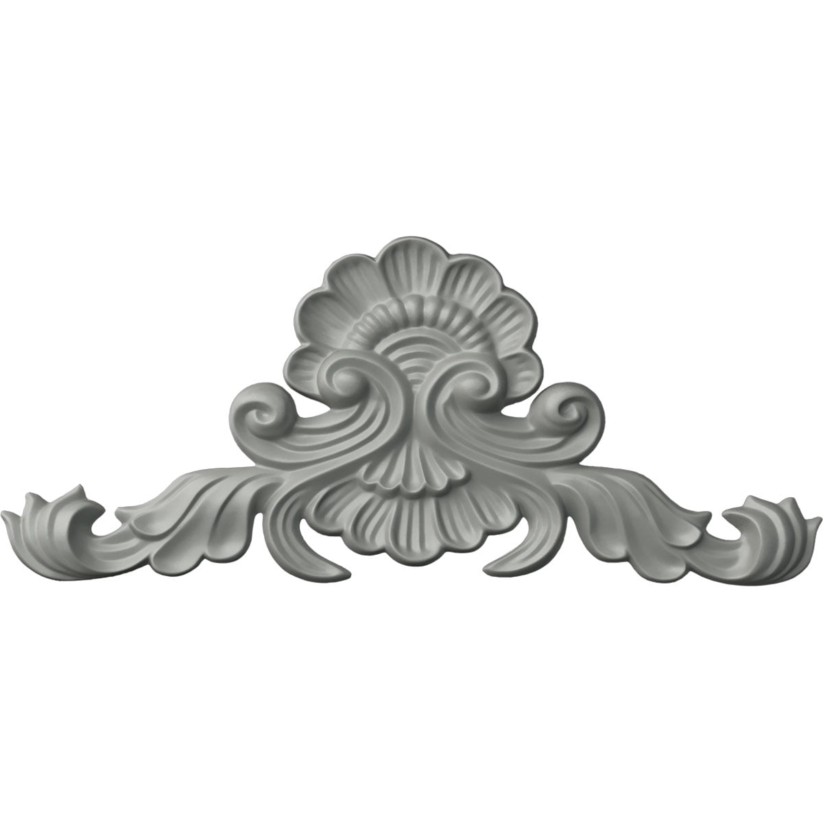 Ekena Millwork 13 1/2"W x 5 3/4"H x 1/2"P Edwards Sunflower and Leaves ...