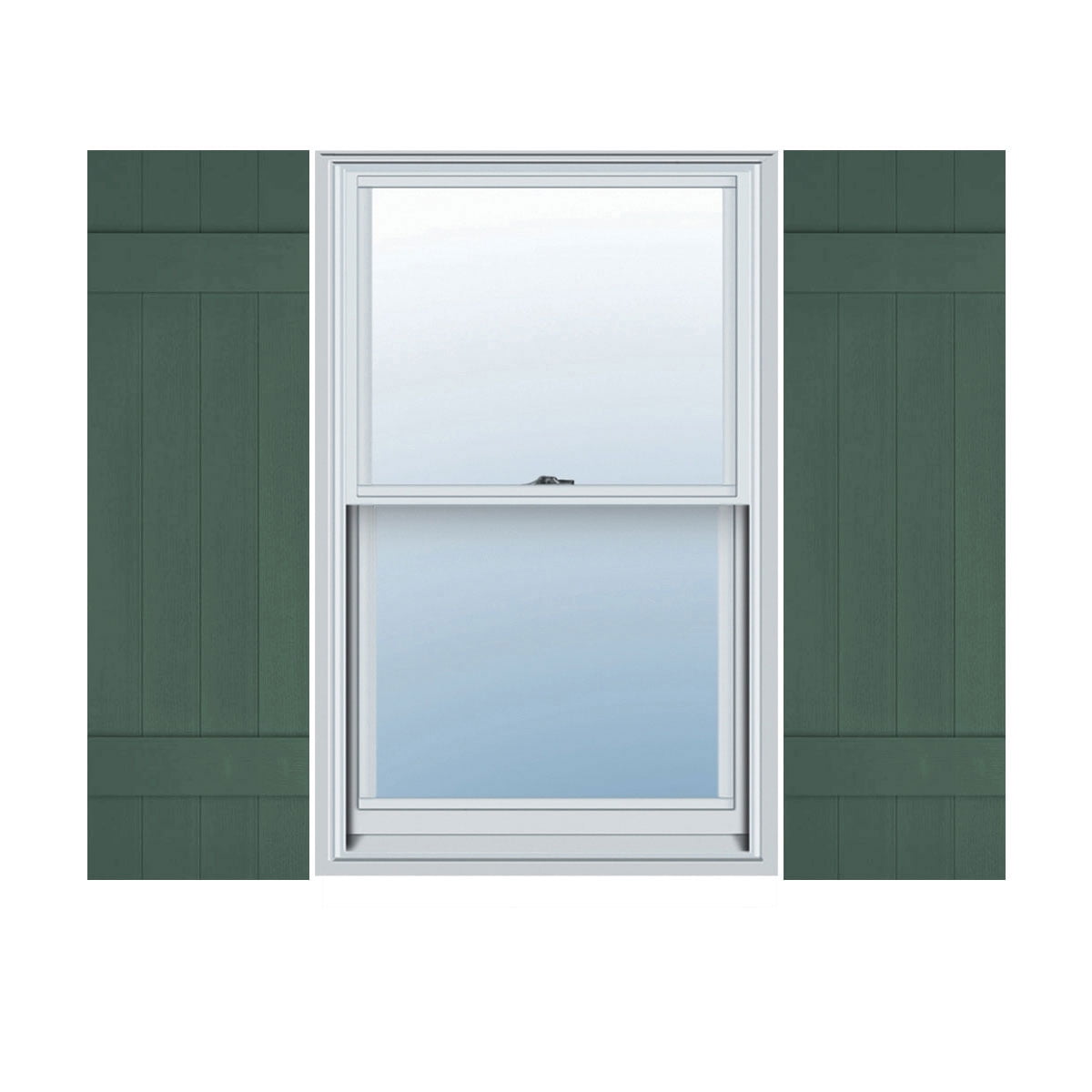 Ekena Millwork 14 in. W x 37 in. H Builders Edge, TailorMade Four Board ...