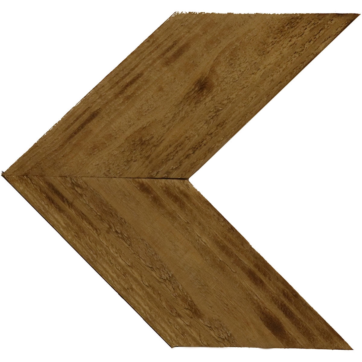 Ekena Millwork 15 3/4"W x 16"H x 3/4"D Vintage Farmhouse 5 1/2" Chevron ...