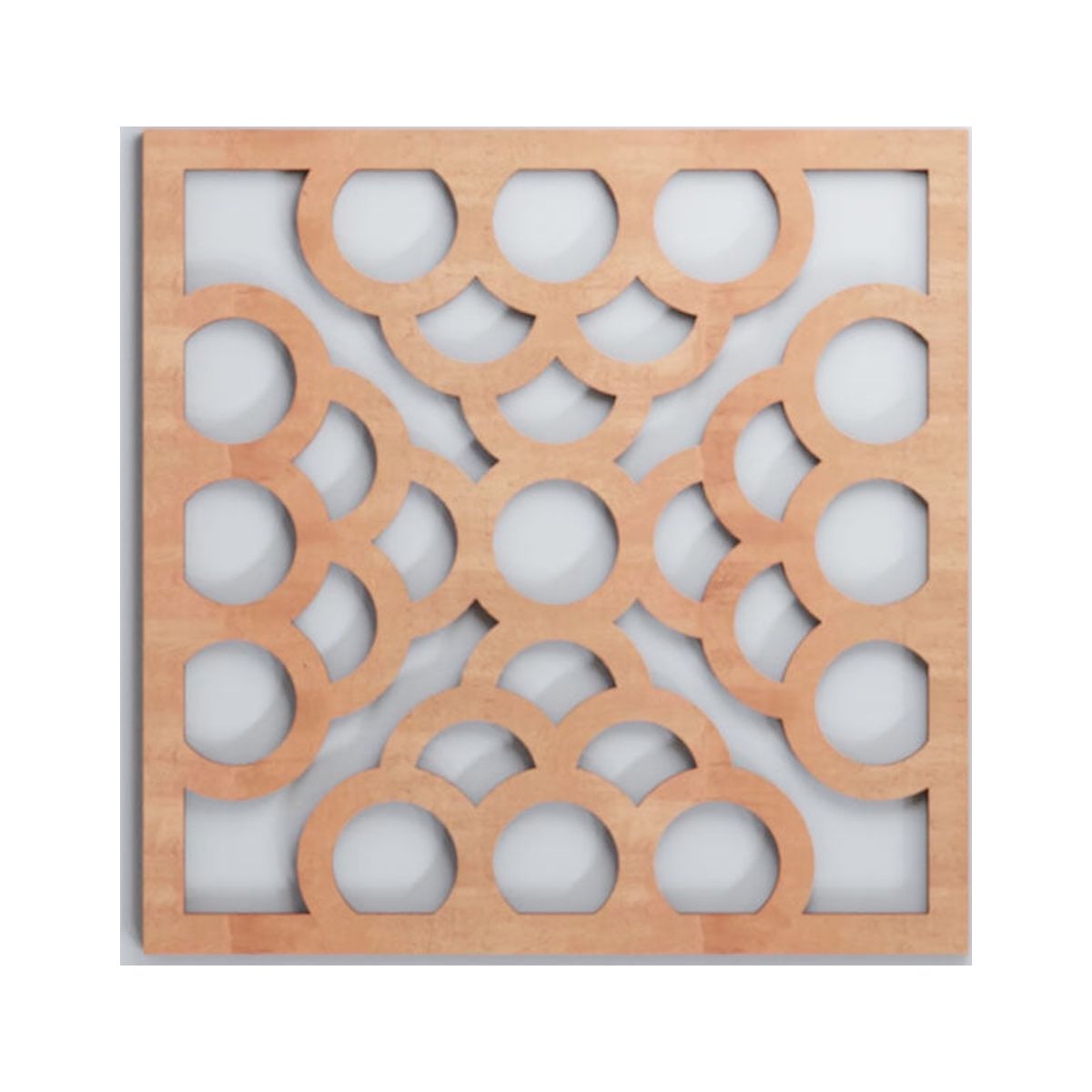 Ekena Millwork 15 3/8"W x 15 3/8"H x 3/8"T Medium Harlingen Decorative ...